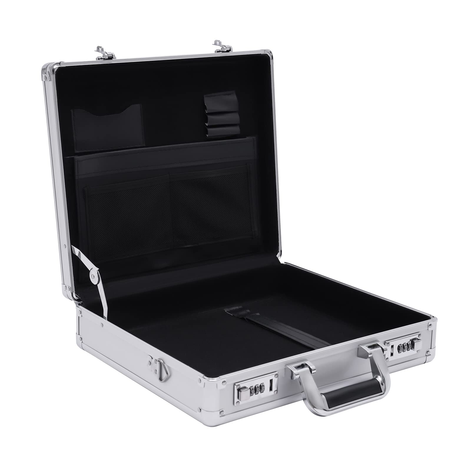 Mua Lockable Briefcase Aluminum Hardside Attache Briefcase Portable ...