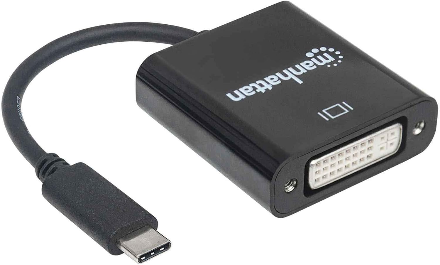 Manhattan USB-C to DVI Converter Cable, 4K, 8 cm, Male to Female, 4K ...
