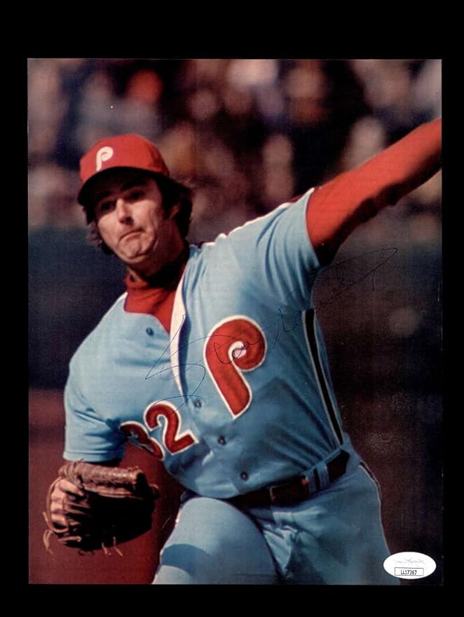 Steve Carlton JSA Coa Signed 8x10 Vintage 1974 Photo Autograph at ...