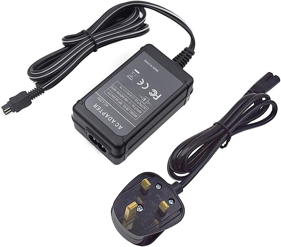 AC-L200 AC Power Adapter Kit Replacement for Sony AC-L200C AC-L25A AC ...