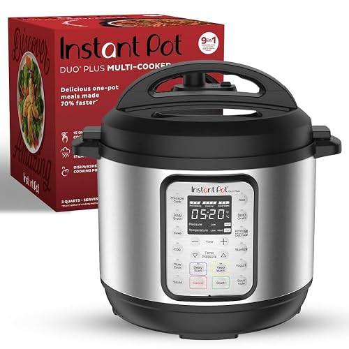 Instant Pot Duo Plus 9-in-1 Multicooker, Pressure Cooker, Slow Cook ...