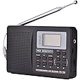 Amazon.com: Tihebeyan Full Frequency Receiver Radio with Alarm Clock FM/AM/SW/LW/TV Sound Full ...