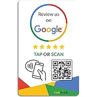 Amazon.com: Google Review Tap Card, 1-Pack by TapFive: Reusable Smart ...