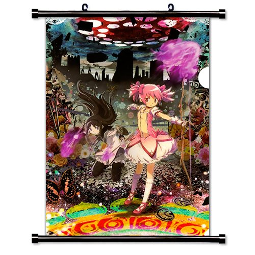 Amazon.com: Mahou Shoujo Madoka Magica Anime Fabric Wall Scroll Poster ...