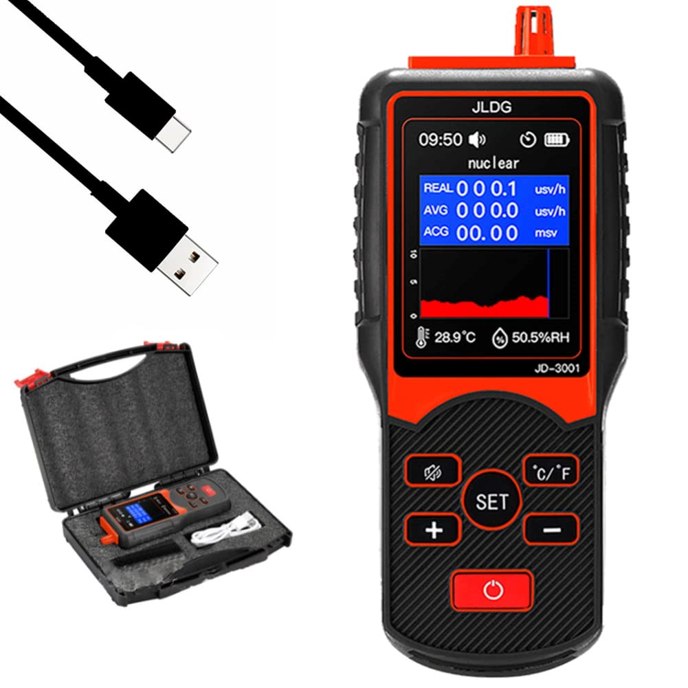 Mua Geiger Counter, JD-3001 Radiation Detector, Portable Geiger Counter ...