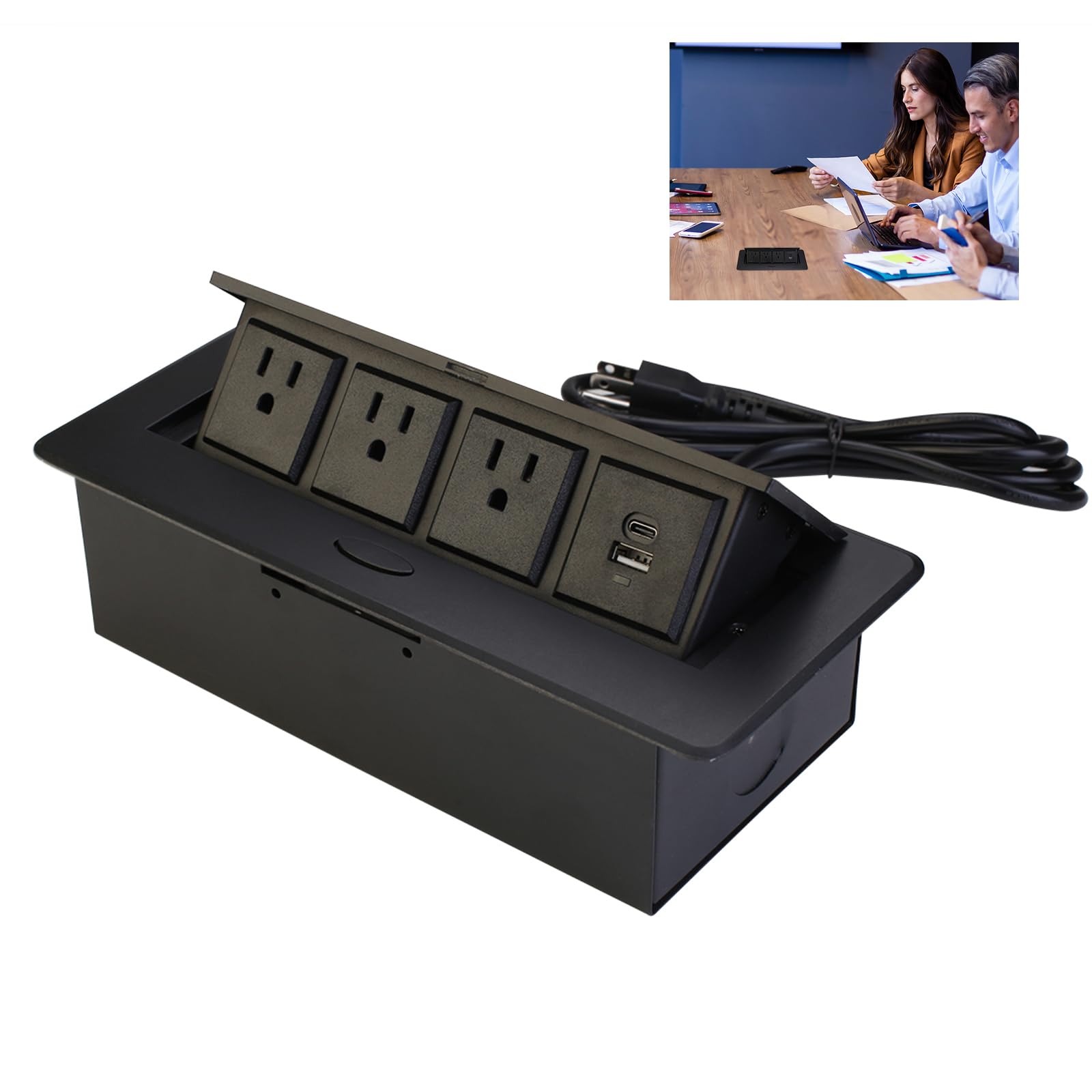 Mua Pop Up Power Outlet Conference Table Recessed Power Outlet Desktop Socket With Pd 20w Usb C