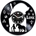 Amazon.com: DecorStudioUA Clock Zelda Wall Clock Modern Zelda Vinyl ...
