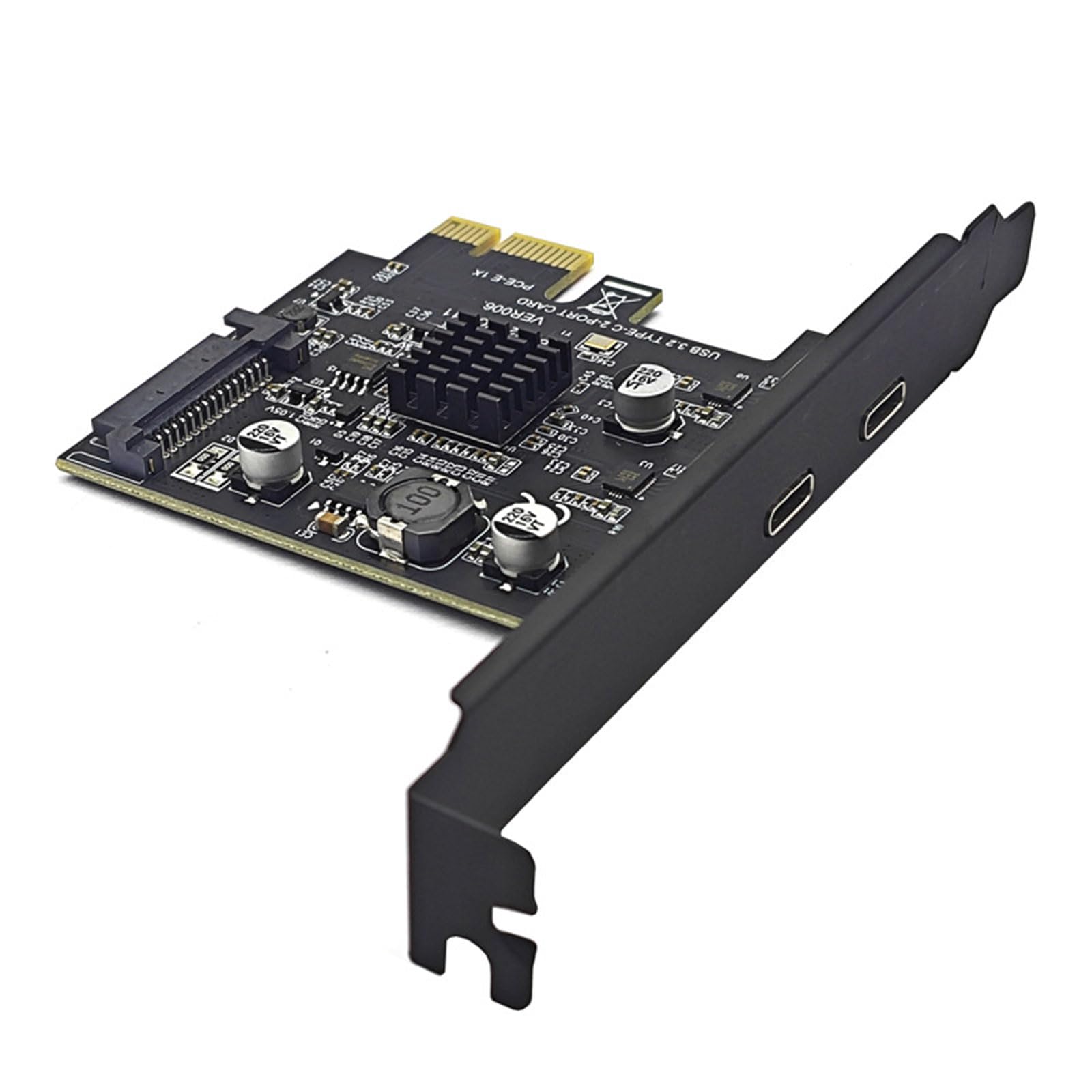 Mua PCIE 1X 3.0 USB 3.2 GEN2 10Gbps Double Type C 15Pin Expansion Card ...