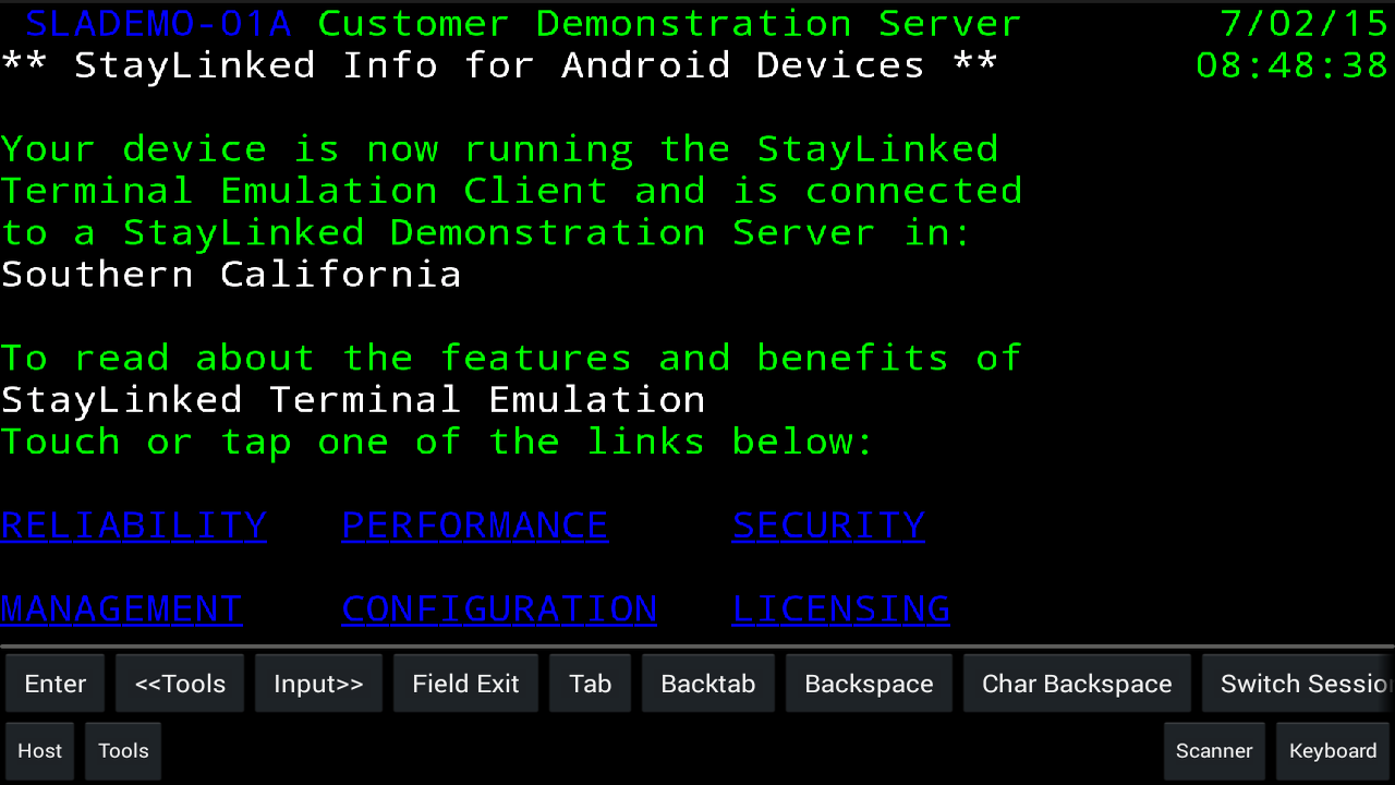 StayLinked SmartTE Terminal Emulation Client:Amazon.it:Appstore for Android