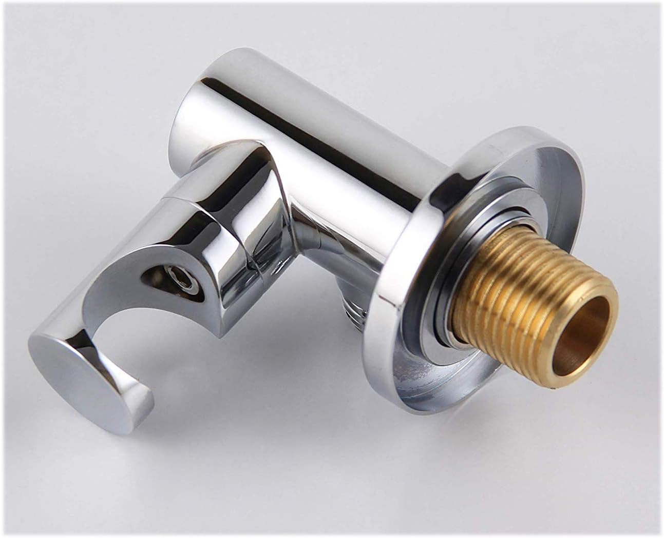 Solid Brass Wall Mount Handheld Shower Bracket Holder with Water Supply ...