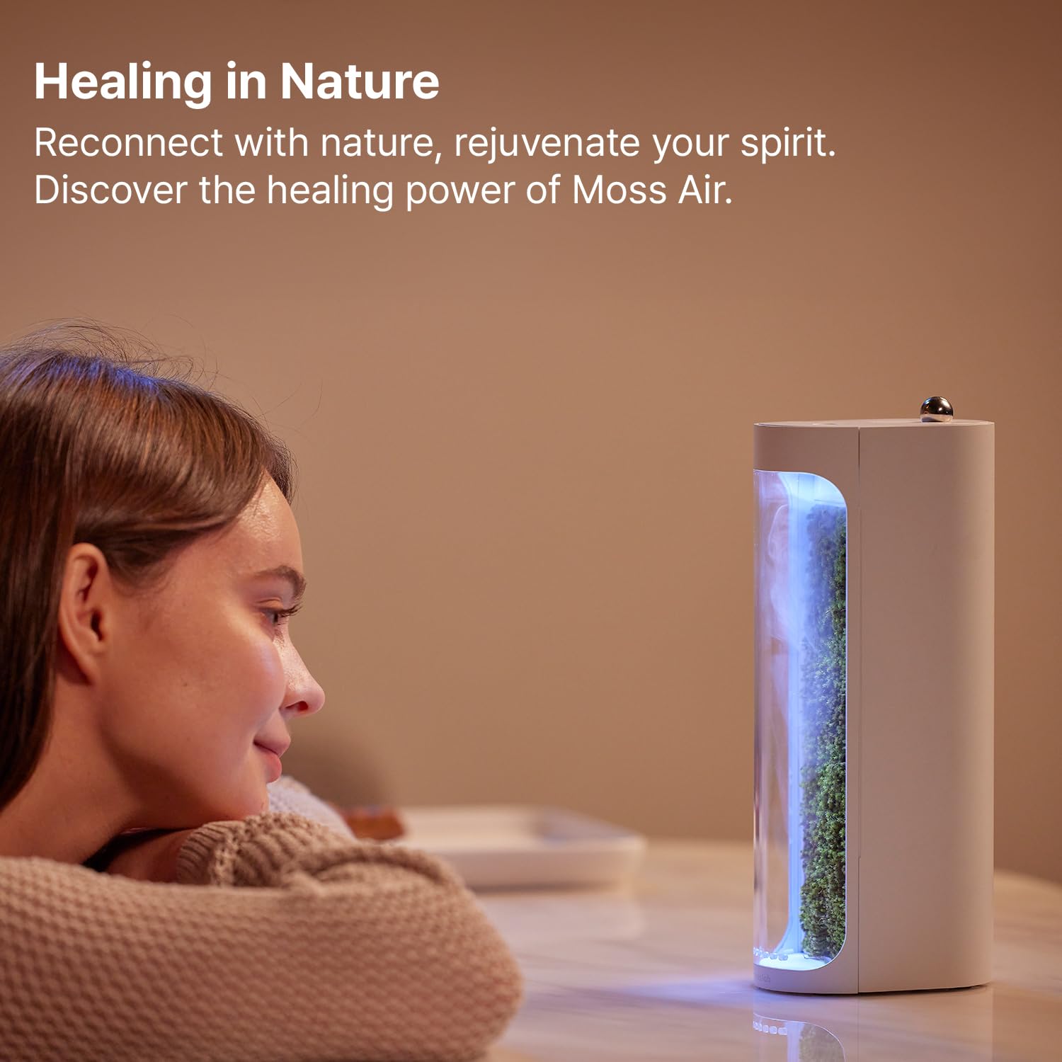 Mua Mosslab Moss Air – Living Moss Terrarium Humidifier | Soothing Mist ...