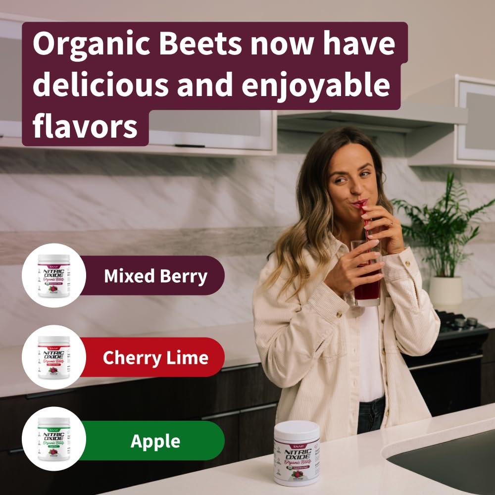 Mua Snap Supplements USDA Organic Beet Root Powder, 3-in-1 Nitric Oxide ...