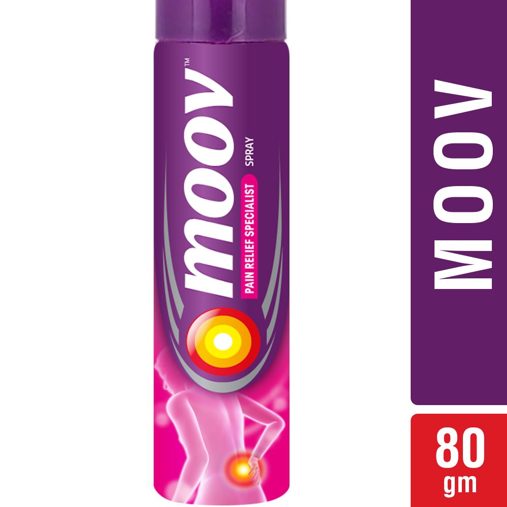 Moov Spray - 80 g At Rs.88/- Only. [MRP - Rs.220/-] - OFFER OF WORLD