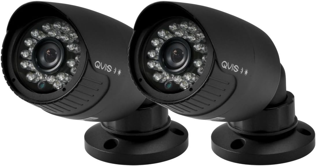 QVIS Hi-Res Bullet Security Camera Pack of 2: Amazon.co.uk: DIY & Tools