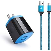 Amazon.com: Android Car Charger Fast Charging, 3.4A Dual USB Port Car ...