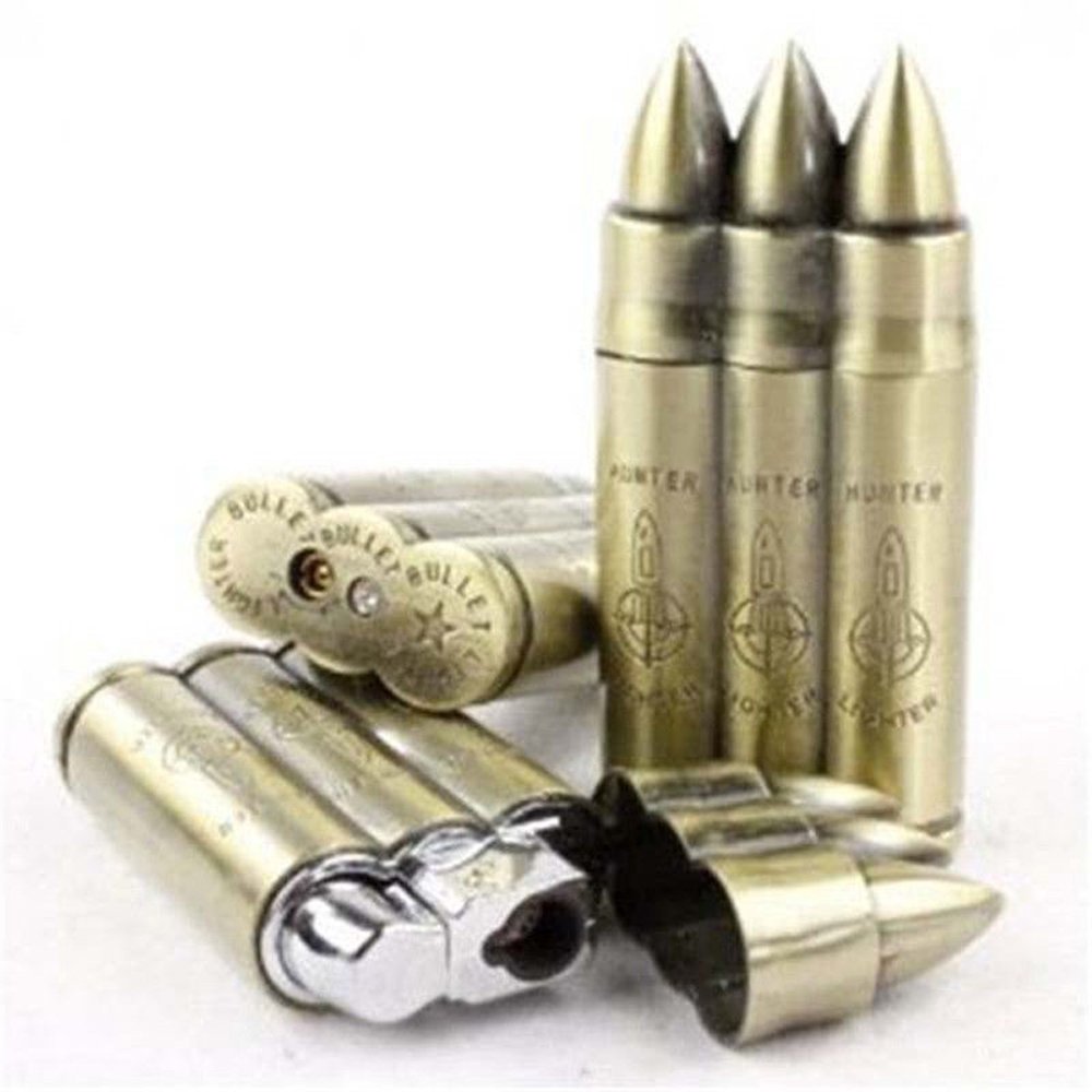 Buy PRAG Bullets Shaped Wind-Proof Butane Jet Torch Lighter Online at ...