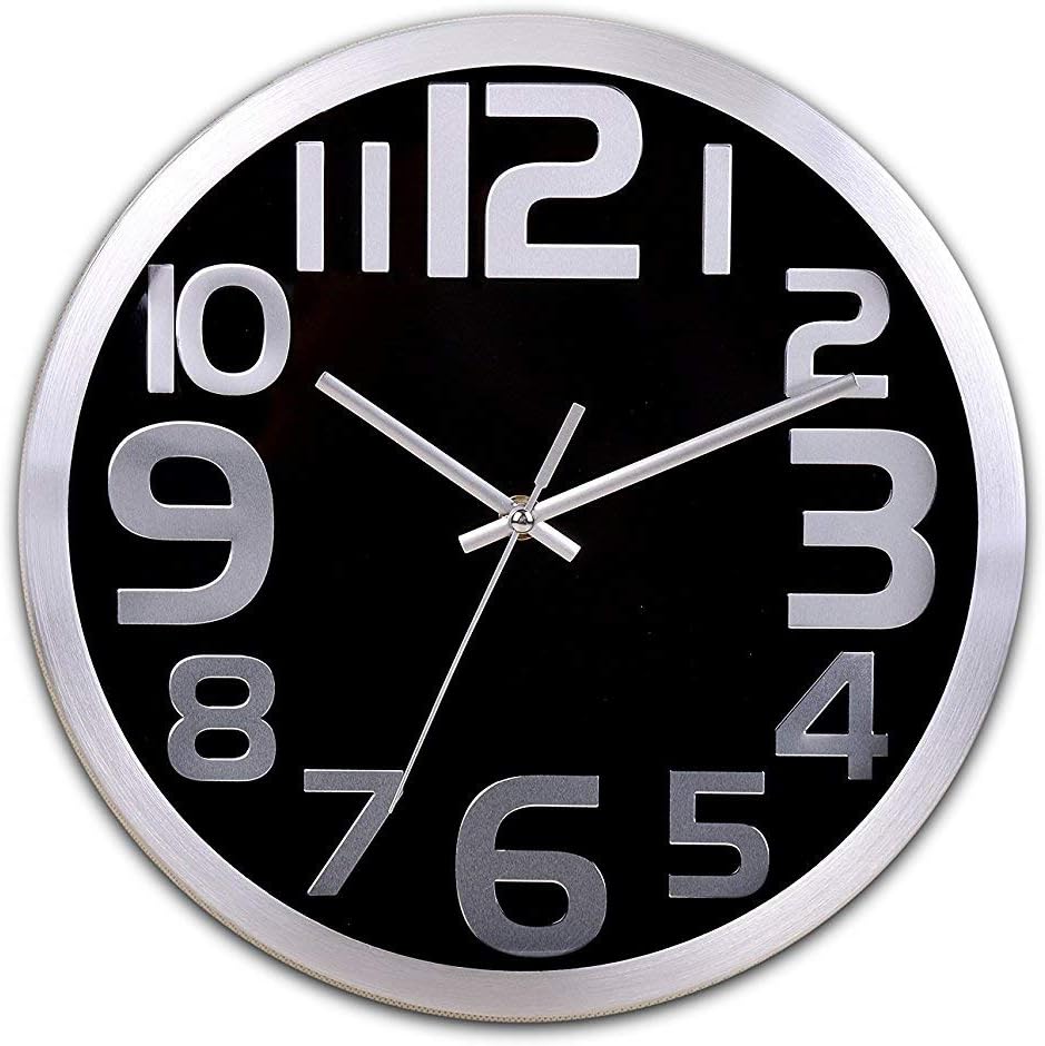 Buy EZ Life Bold Block Digits Wall Clock - Modern & Decorative ...