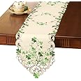Amazon.com: Collections Etc Embroidered Irish Shamrock Table Linens ...