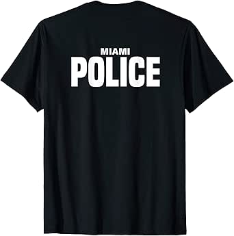 Amazon.com: City of Miami Police Officer Florida Policeman Uniform Duty ...