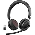 Amazon.com: Dytole Bluetooth 5.3 Headset, Wireless Headset with Mic for ...