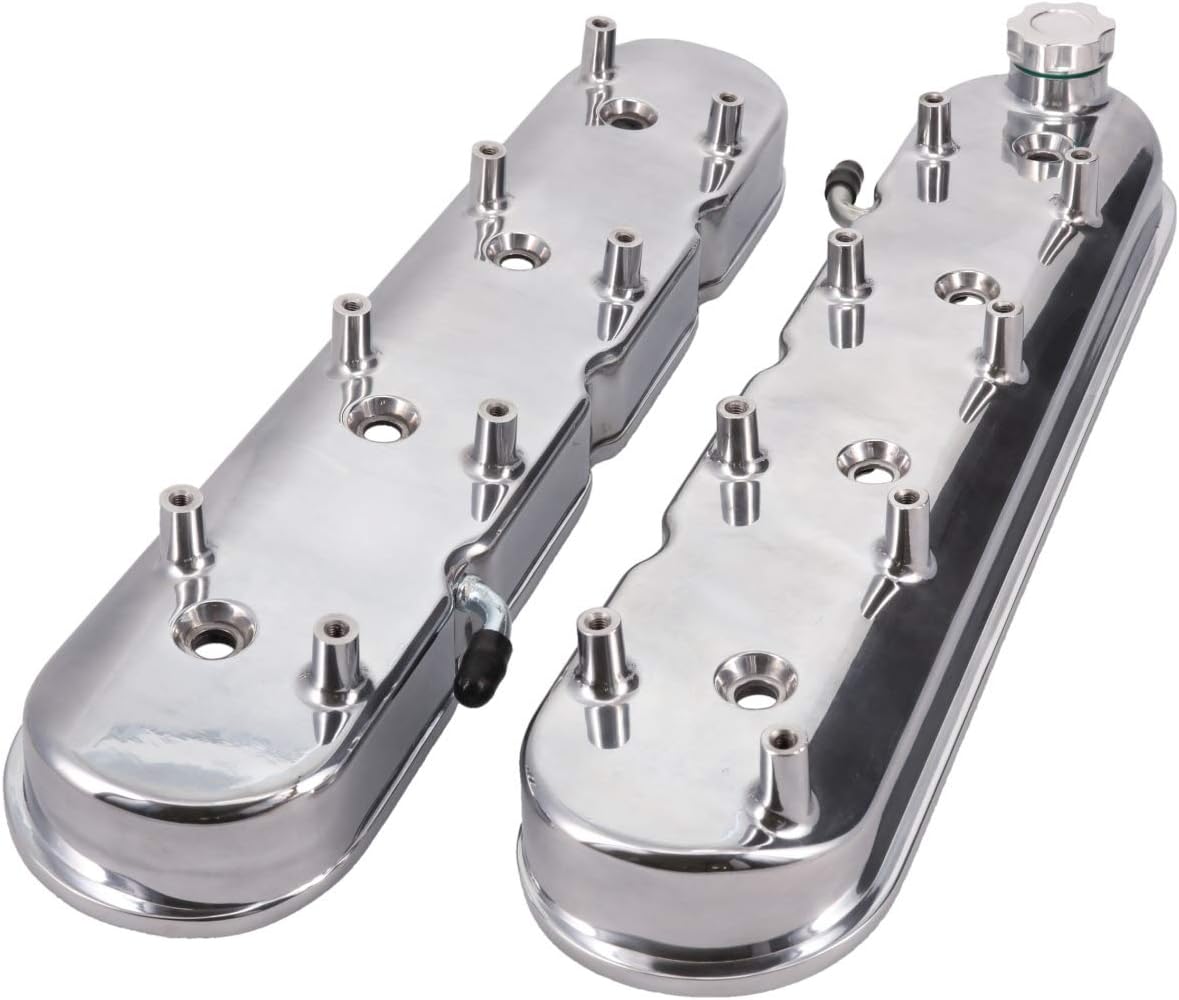 GM LS Chevy Small Block V8 Cast Aluminum Valve Covers w/ Coil Mounts ...