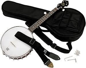 Amazon.com: Hohner HTB 5 String Open Back Travel Banjo: Musical Instruments