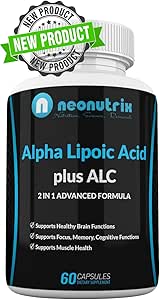 Amazon.com: Alpha Lipoic Acid Plus Acetyl L-Carnitine Antioxidant ...