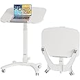 Amazon.com: BONTEC Mobile Foldable Standing Desk, Portable Adjustable ...