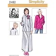 Amazon.com: Simplicity Patty Reed Designs Pattern 2482 Misses Lounge ...