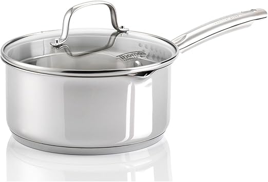 Thomas Cook & Pour 20cm 2.8L Saucepan with Glass Lid: Amazon.co.uk ...