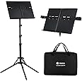 Amazon.com: Vekkia Music Stand - Lightweight and Portable, Adjustable ...