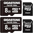 Amazon.com: GIGASTONE 8GB 2-Pack Micro SD Card, Full HD Video ...