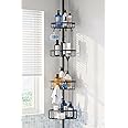 Amazon.com: Corner Shower Caddy Tension Pole: Stainless Steel Rustproof 4-Tier Shower Organizer ...
