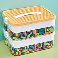 Amazon.com: Toys Organizer Storage Case for Lego Box Kids Toy Stackable ...