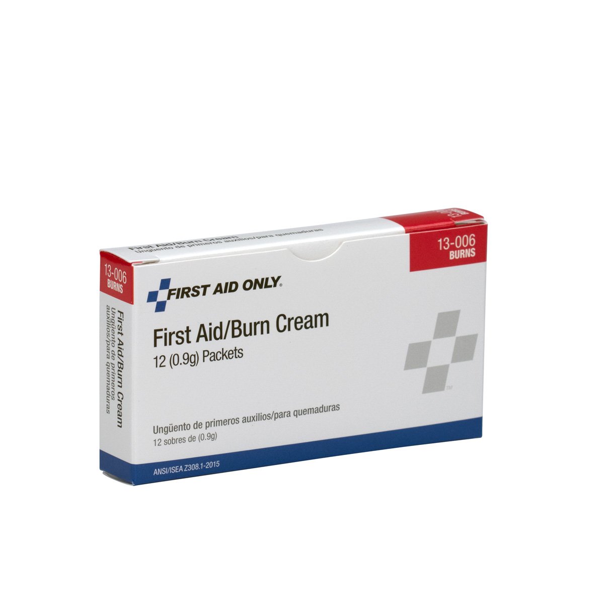 First Aid Only 13-006 First Aid/Burn Cream Packet (Box of 12)