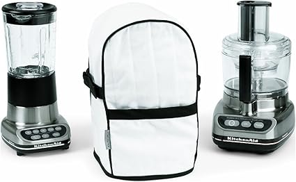KitchenAid Blender and Food Processor Cover White: Amazon.co.uk: Clothing