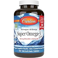 Carlson Labs Super Omega-3, 130 Count : Amazon.ca: Health & Personal Care