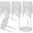 Pizza Storage Container EcoQuality Pizza Saver Stand - White Plastic ...