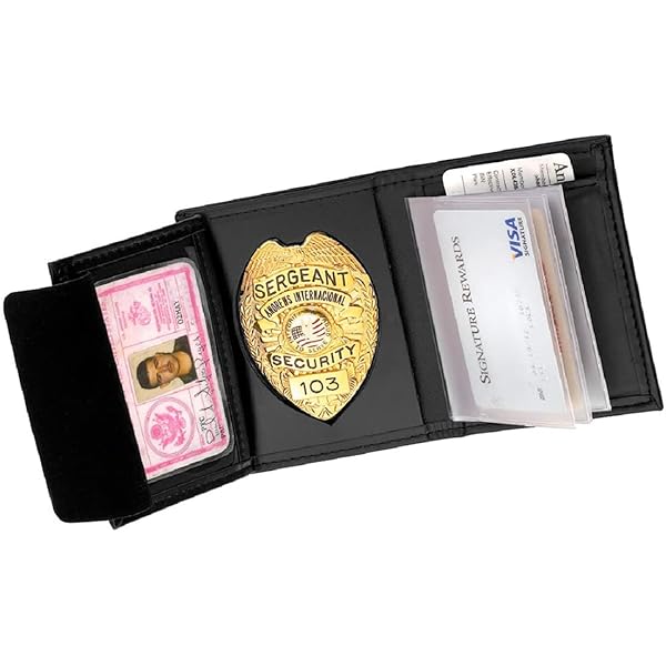 Police Officer Badge Wallet