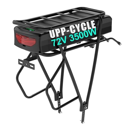 DICHOU 72V 20Ah Ebike Battery with Rear Rack- Bike Battery for 2500W ...
