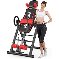 ONETWOFIT Inversion Table, Heavy Duty Folding Inversion Machine with ...