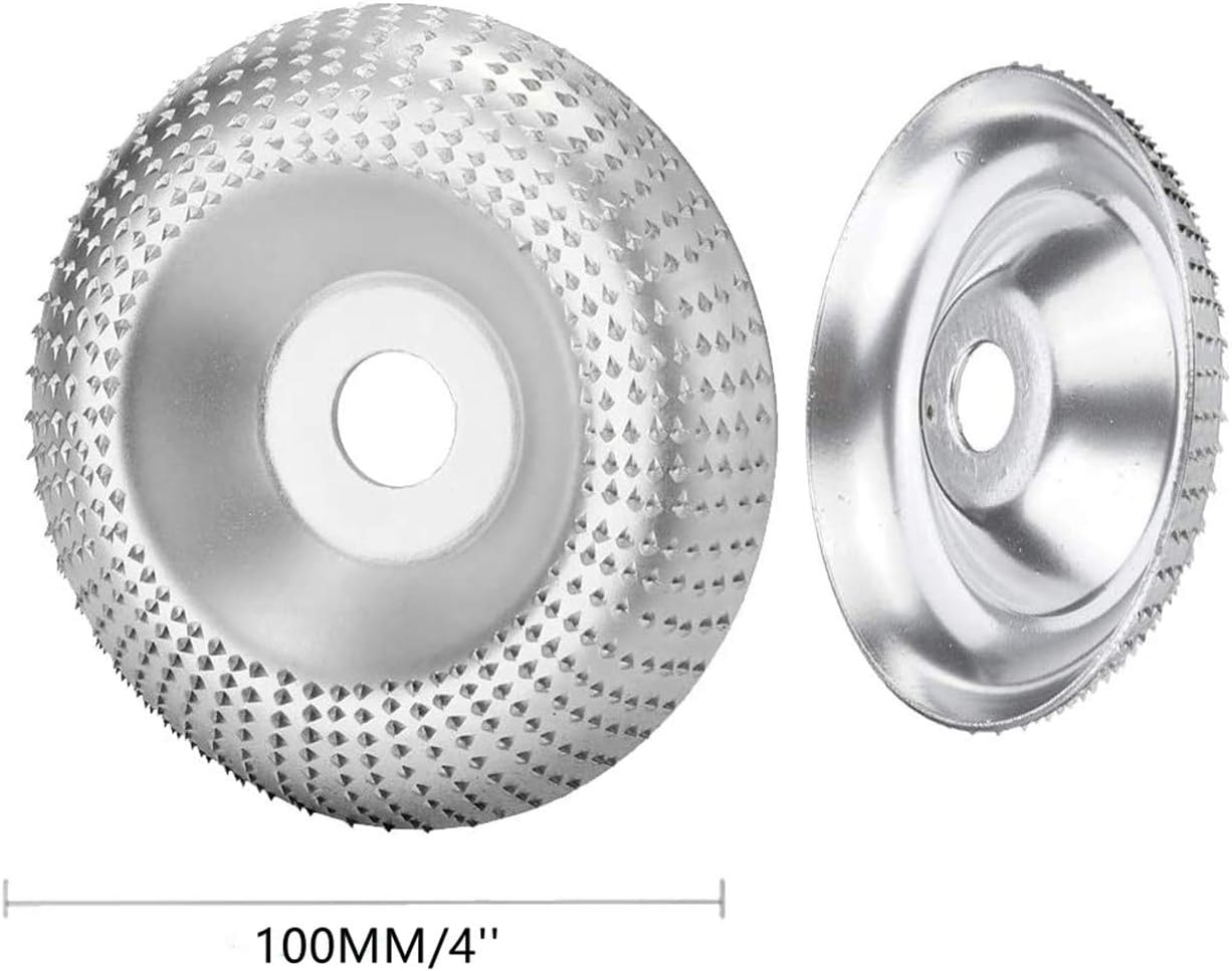 4In/100MM Wood Grinding Wheel Angle Grinder Disc Wood Tungsten Carbide ...