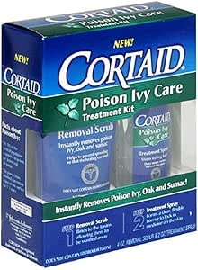 Amazon.com: Cortaid Poison Ivy Care Treatment Kit, 4-Ounce Scrub and 2 ...