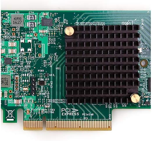 12G Internal PCI-E SAS/SATA HBA Controller Card, Broadcom’s SAS 3008 ...