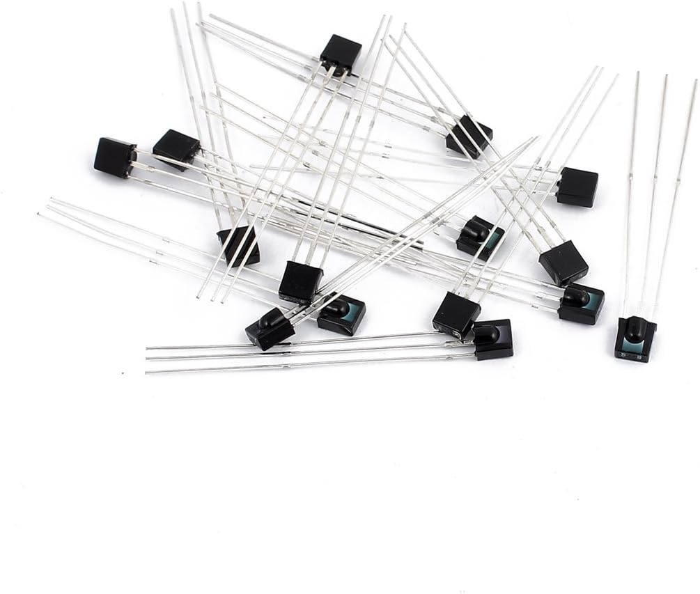 uxcell® 15Pcs CHT0038A-45 3Pins Flat Infrared Receiver Photodiodes IR ...