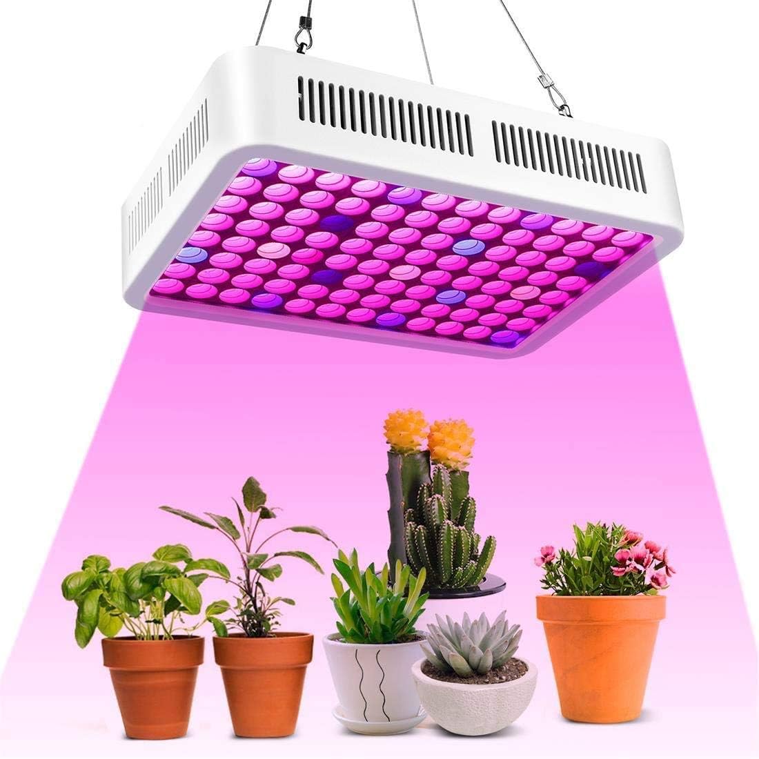 600W Lampade per Piante, Roleadro Led Grow Light Luce Coltivazione ...