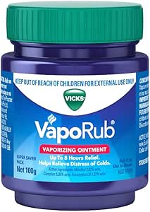 Vicks VapoRub Decongestant Chest Rub, 100g: Amazon.com.au: Health ...