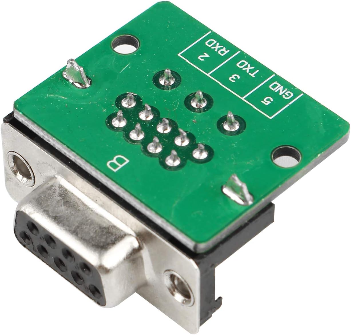 Futheda 2Pcs D-sub DB9 Interface Breakout Board Connector 9-pin 2-row Female RS-232 Serial Port ...