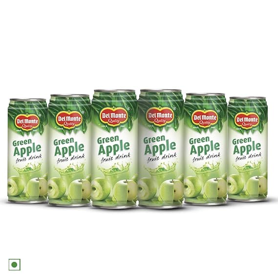 Del Monte Green Apple Fruit Drink, 6 x 240 ml: Amazon.in: Grocery ...