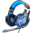 Amazon.com: VersionTECH. G2000 Gaming Headset, Gamer Headsets for PS4 ...